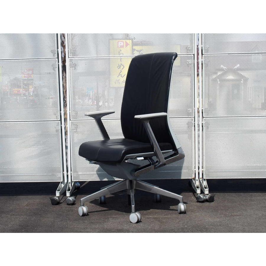 ★6脚セット 程度良好 ITOKI イトーキ HAWORTH ヘイワース VERRY TASK チェア 背座総革張り : ミハト商会ヤフー店 ...