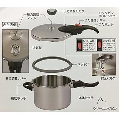 パール金属 片手 圧力鍋 3.0L IH対応 レシピ付 軽量 単層 シルバー NEO HB-1734 : mi-b01787kod0 : ミホット - 通販 - Yahoo!ショッピング
