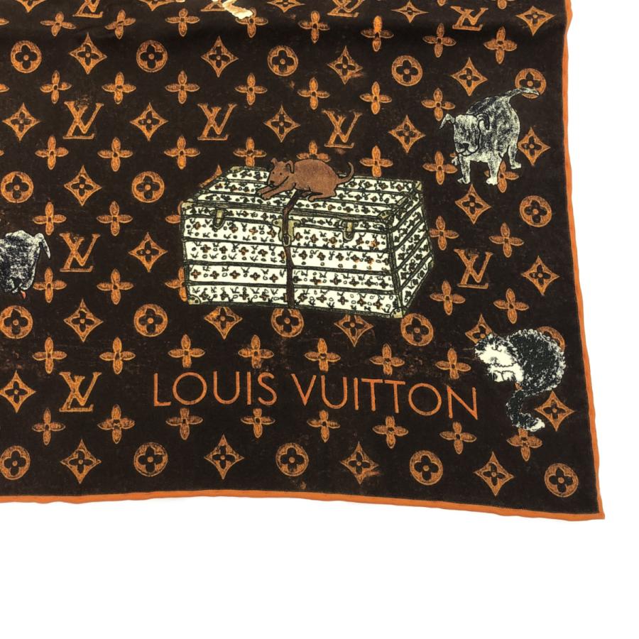 質屋 LOUIS VUITTON ルイ ヴィトン キャットグラム スカーフ MP2265 シルク100％ ok550 みいち質店 : みいち ...
