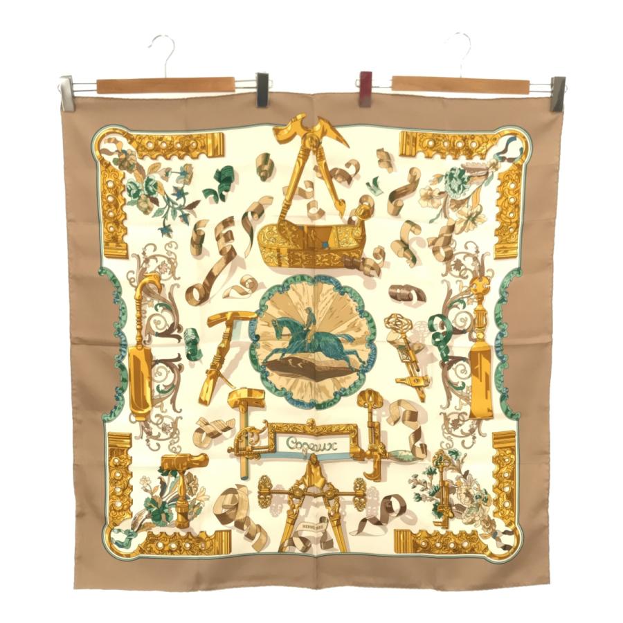 質屋 HERMES エルメス カレ90 「Copeaux」 おが屑 スカーフ グレー H5208 みいち質店 : みいち質店 - 通販 - Yahoo!ショッピング