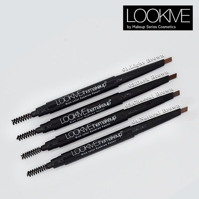 LOOKME ルックミー リッチカラー アイブロウペンシル くり出し式 ドロップ型 ブラシつき : YOU&U Shop - 通販 ...