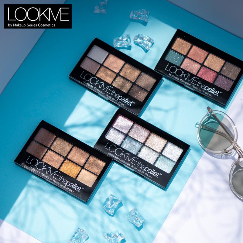 LOOKME ルックミー シャイン アイシャドウパレット 8色 チップ付き ダンス アイパレット メタリック ヌード グラム ダイヤモンド 中国 コスメ 簡単 : YOU&U Shop ...