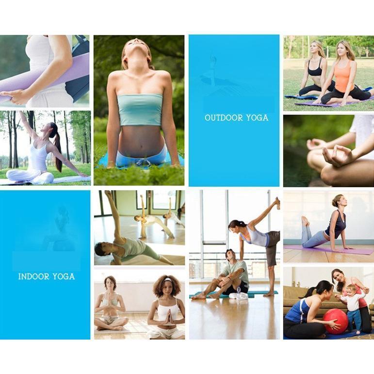 ヨガマットエクササイズマット 筋トレマット 183cm*61cm*6mm ピラティスマット ダイエットトレーニングマットストレッチ ケース付き : boogie - 通販 - Yahoo!ショッピング