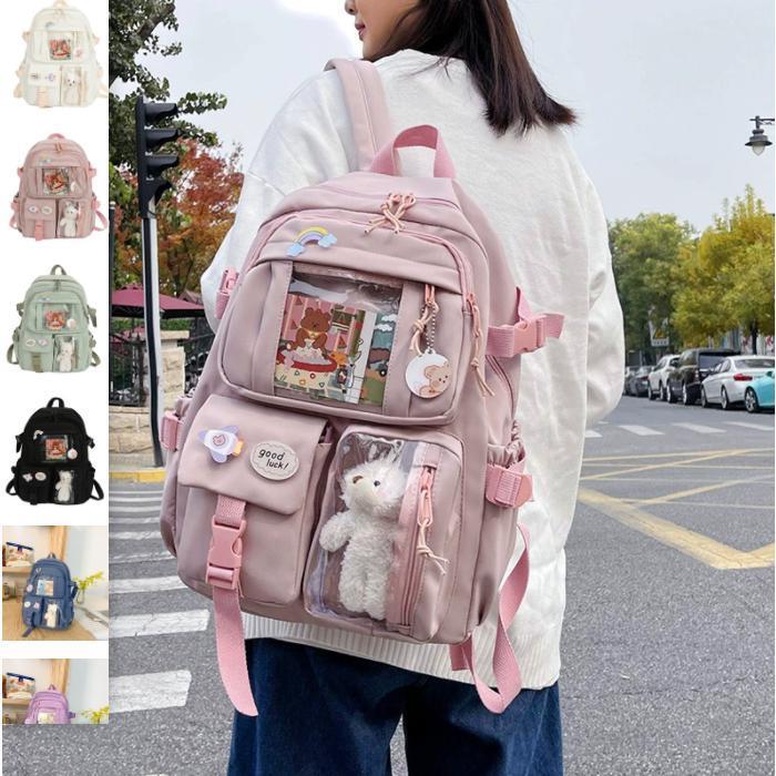 通学リュック 女の子 リュック ジュニア 大容量 リュックサック 中学生 小学生 高校生 A4 大きめ 撥水性 贈り物 入学グッズ メッシュポケット : 三川国際ショップ - 通販 ...