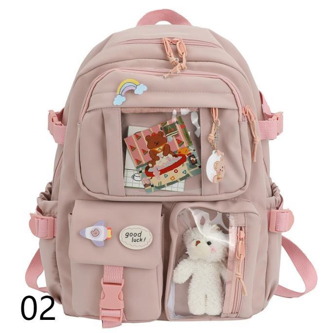 通学リュック 女の子 リュック ジュニア 大容量 リュックサック 中学生 小学生 高校生 A4 大きめ 撥水性 贈り物 入学グッズ メッシュポケット : 三川国際ショップ - 通販 ...