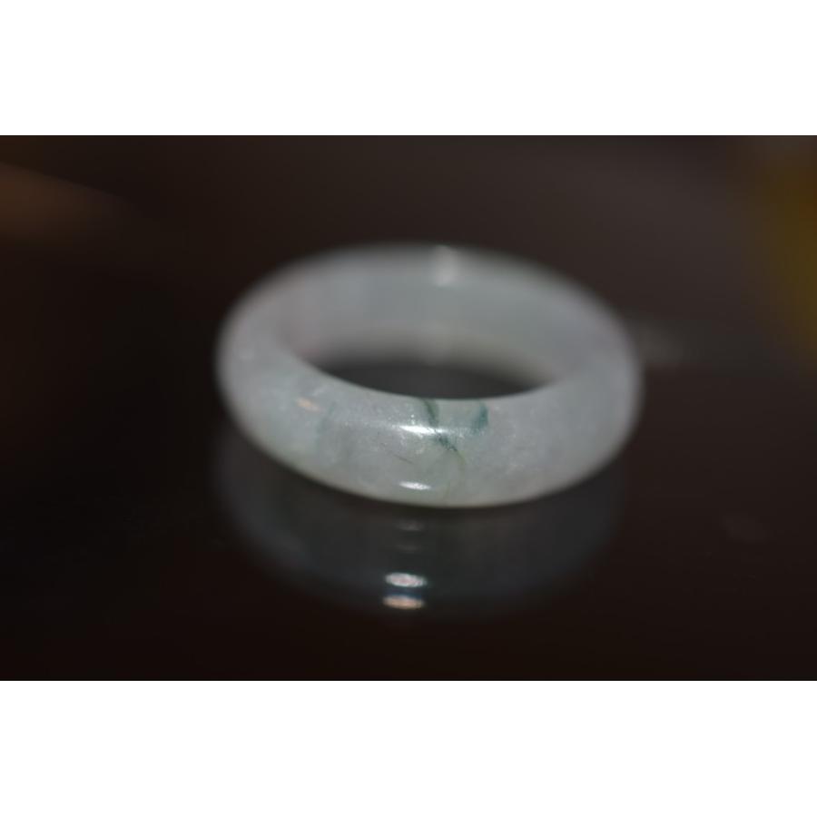 HS34 美品 23.0号 ミャンマー産 天然 青系 灰藍 藍花 本翡翠 リング 指輪 硬玉 くりぬき : Mika-Jewelry - 通販 ...