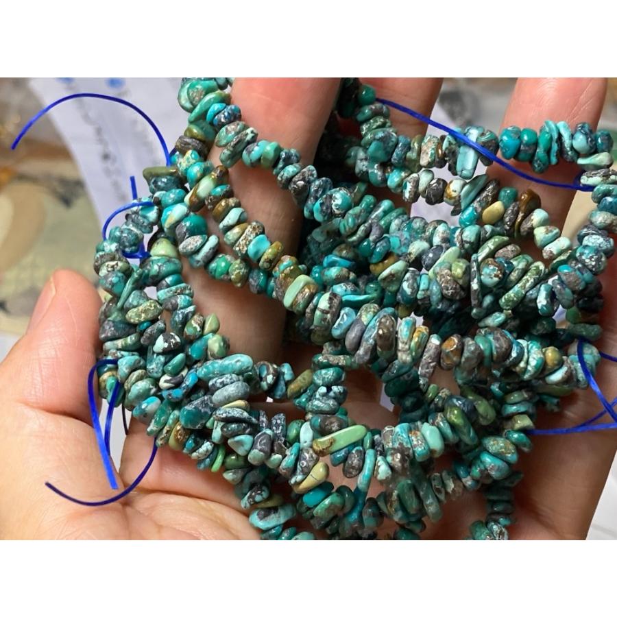 T23-9 天然 ターコイズ トルコ石 ミニ 4~7MM :ci-7086:Mika-Jewelry - 通販 - Yahoo!ショッピング