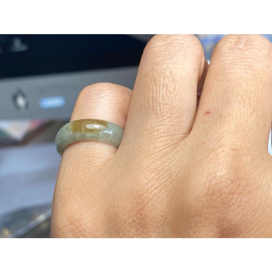 RG23-215 特売 天然 7.5号 ミャンマー産 本翡翠 リング くりぬき : Mika-Jewelry - 通販 - Yahoo!ショッピング