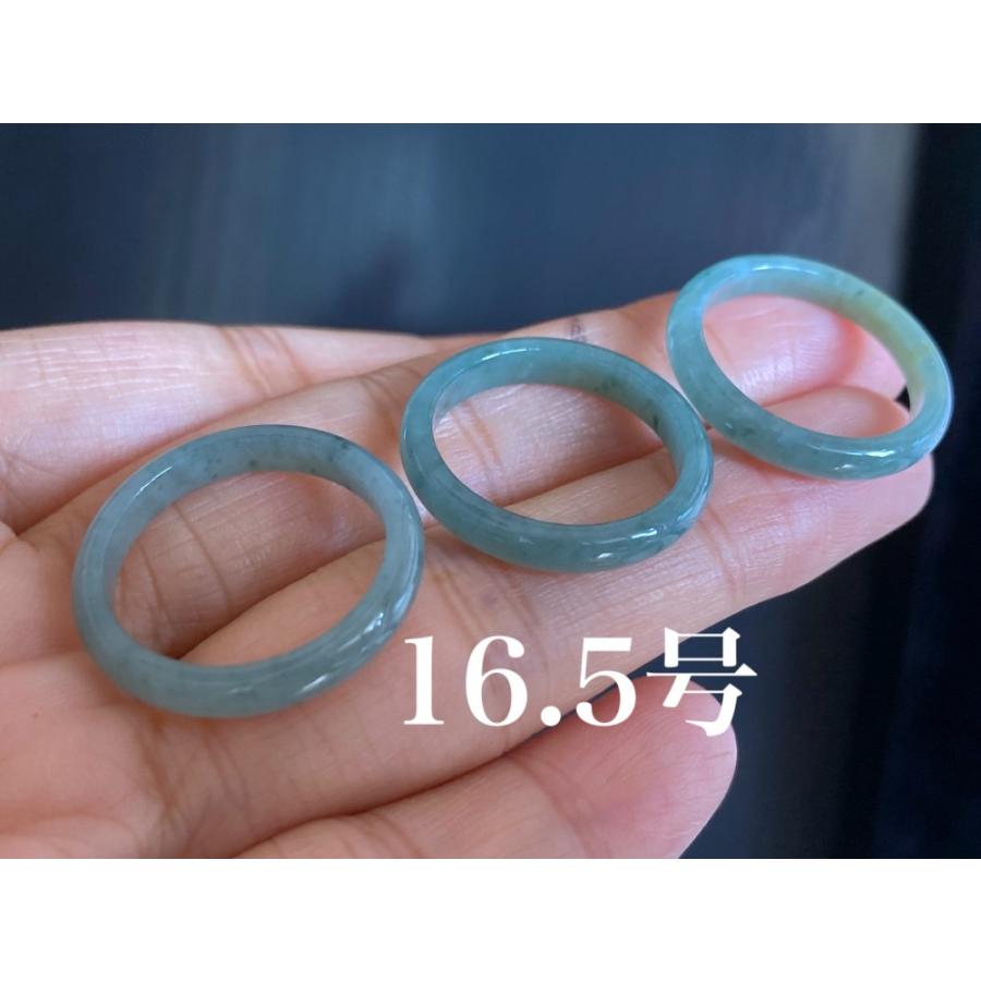 L144 藍水 16.5号 天然 グアテマラ産 A貨 本翡翠 くりぬき リング 黄翡翠 : Mika-Jewelry - 通販 - Yahoo!ショッピング