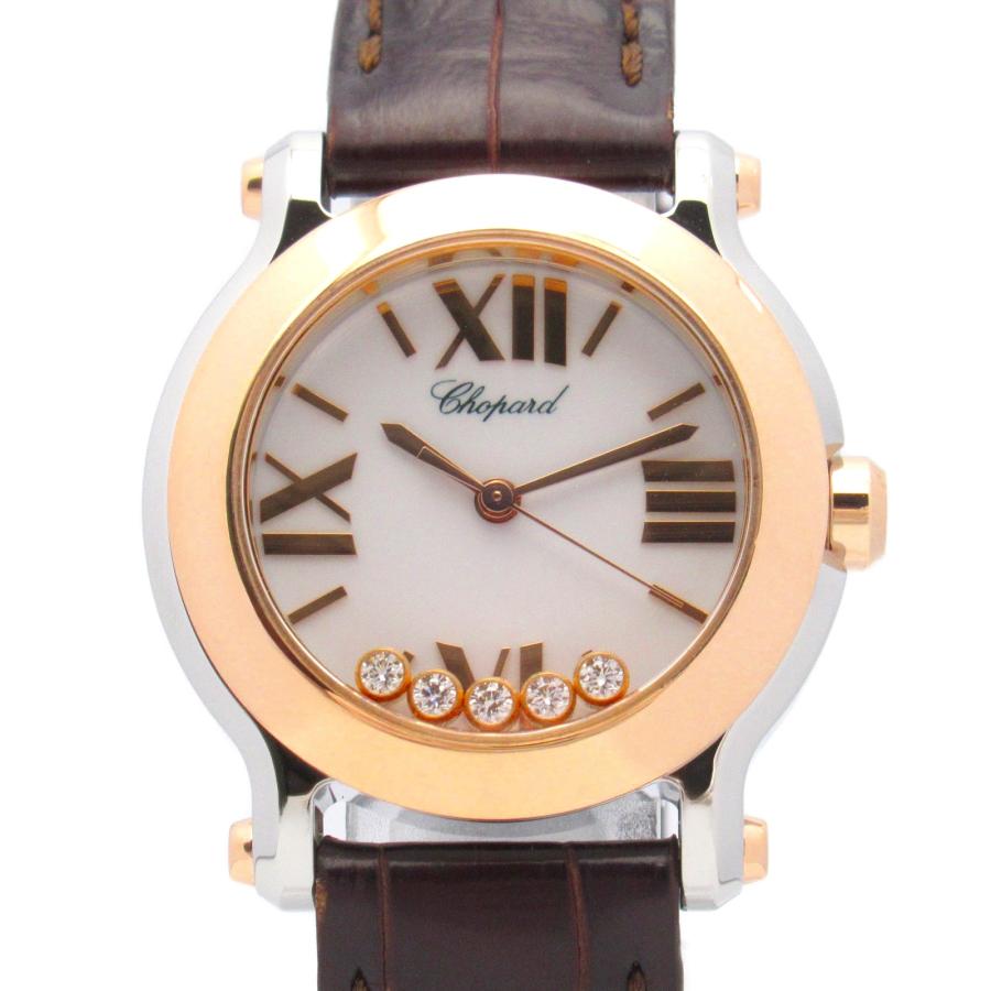 ショパール ハッピースポーツ ブランドオフ Chopard ステンレススチール 腕時計 SS/革 中古 レディース : 2101218234510 : Mike Museum - 通販 ...