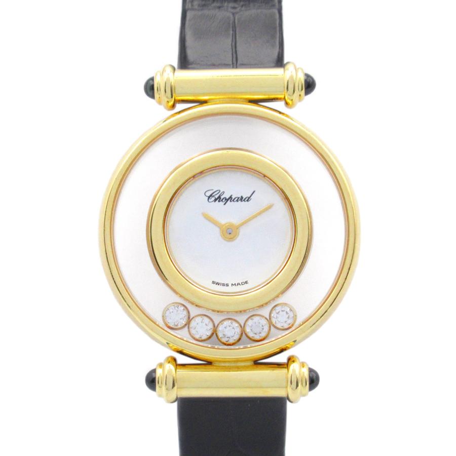 Chopard ショパール ハッピーダイヤモンド ブランドオフ K18（イエローゴールド） 腕時計 K18/クロコ革 中古 レディース : Mike Museum - 通販 - Yahoo ...