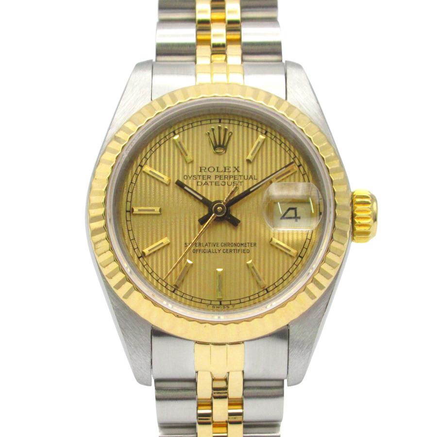 ROLEX ロレックス デイトジャスト R番 ブランドオフ K18（イエローゴールド） 腕時計 K18/SS 中古 レディース : Mike ...