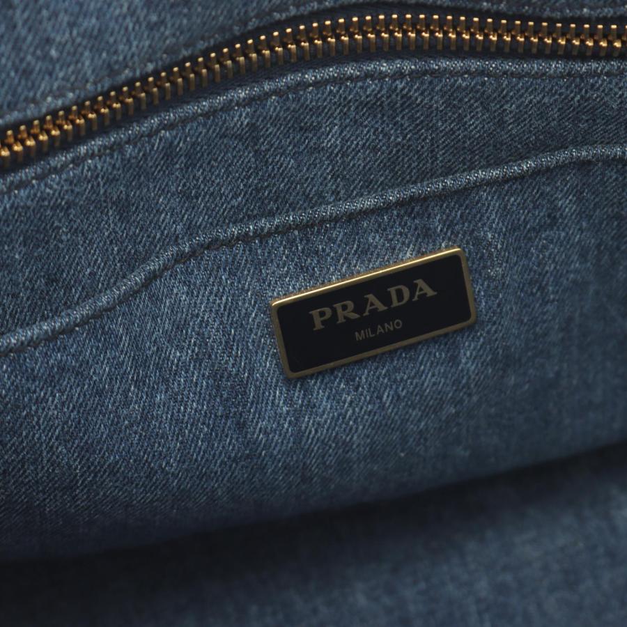 PRADA プラダ CANAPA カナパ ブランドオフ デニム トートバッグ PRADA プラダ CANAPA カナパ ブランドオフ デニム トートバッグ