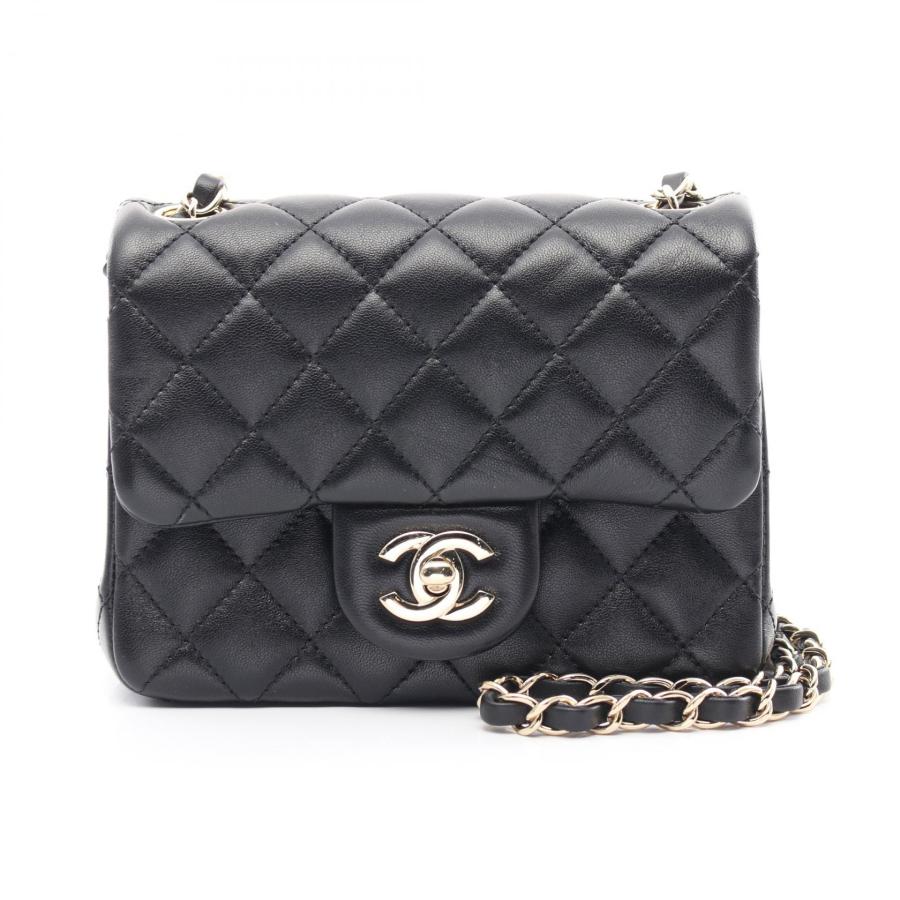 CHANEL シャネル ミニマトラッセ ブランドオフ ラムスキン(羊革 CHANEL シャネル ミニマトラッセ ブランドオフ ラムスキン(羊革