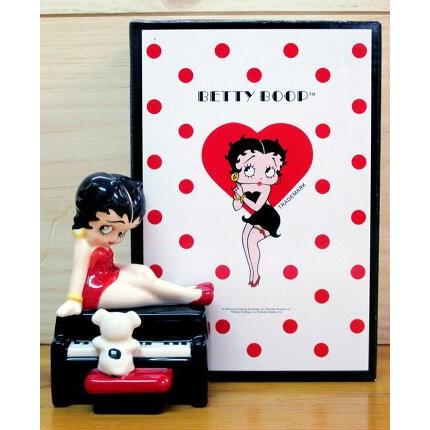 Betty Boop ベティ ブープ ベティちゃん ソルト&ペッパー 陶器 Betty Boop ベティ ブープ ベティちゃん ソルト&ペッパー 陶器
