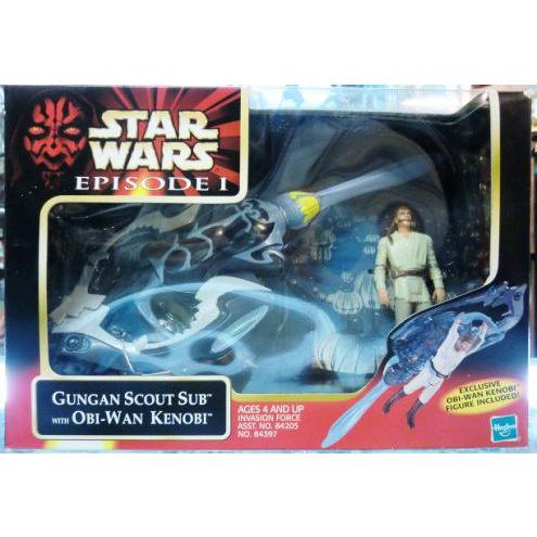 【STAR WARS】スターウォーズ GUNGAN SCOUT with SUB OBI-WAN KENOBI : アンティークマイク ...