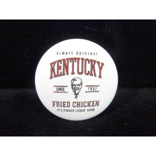 【缶バッジ/Button badge】KENTUCKY FRIED CHICKEN 旧ロゴマーク 缶バッジ 海外直輸入 バッジ バッチ PinBack Button Can badge アメ雑 ...