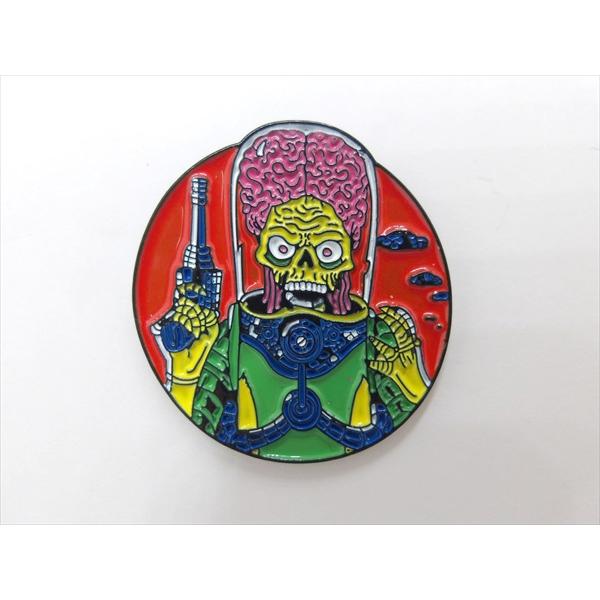 【ピンバッジ/pin badge】Mars Attacks! 火星人 フェイス ピンズ バッジ バッチ ピンバッチ マーズ・アタック! マーズ ...