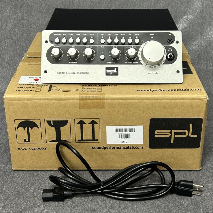 《中古品》 SPL (Sound Performance Lab) Model 2381 MTC モニター & トークバック コントローラー : 三木楽器Yahoo!ショップ - 通販 ...