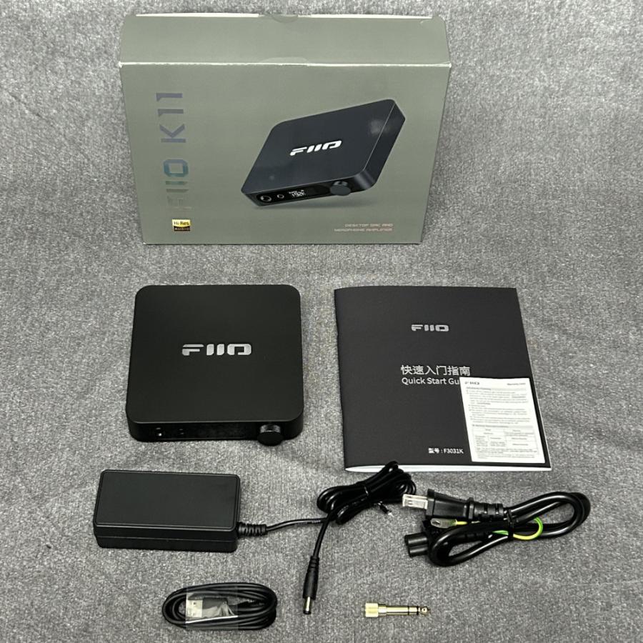 《アウトレット品》FIIO DAC内蔵 ヘッドホンアンプ K11 ブラック (FIO-K11-B) : 三木楽器Yahoo!ショップ - 通販 - Yahoo!ショッピング