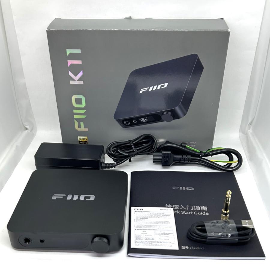 《アウトレット品》FIIO DAC内蔵 ヘッドホンアンプ K11 ブラック (FIO-K11-B) : 三木楽器Yahoo!ショップ - 通販 - Yahoo!ショッピング