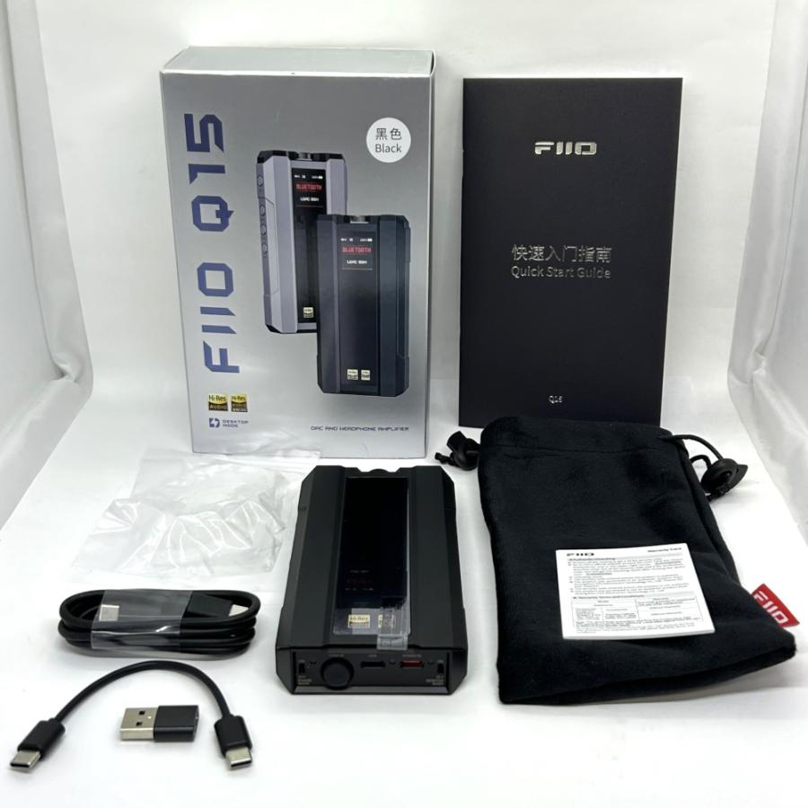 《アウトレット品》FIIO USB DAC内蔵ヘッドホンアンプ Q15 ブラック (FIO-Q15-B) : 三木楽器Yahoo!ショップ - 通販 - Yahoo!ショッピング