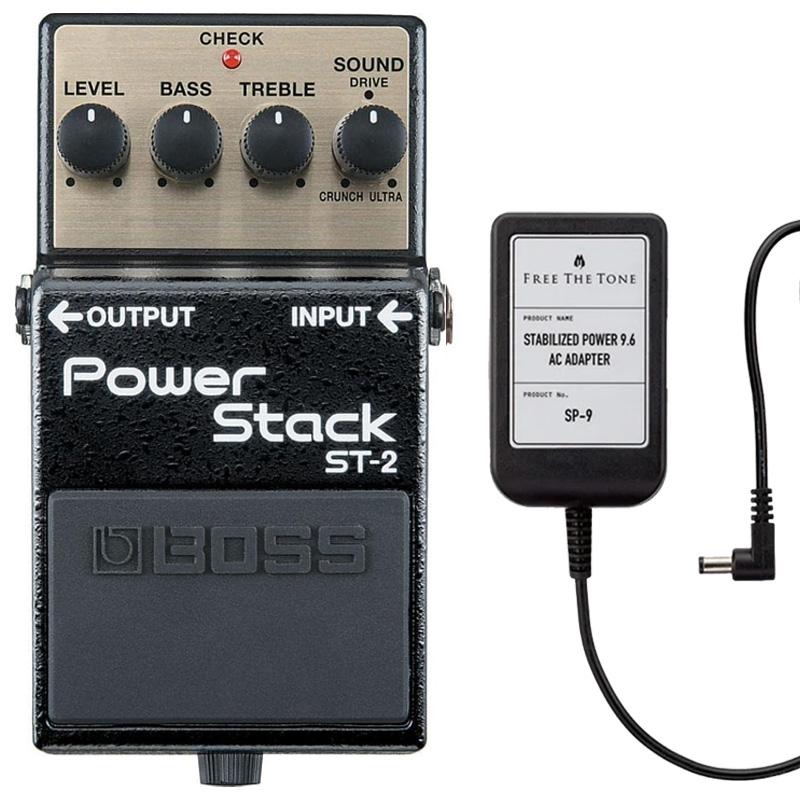 BOSS ボス ST-2 Power Stack ディストーション + ACアダプター FREE THE TONE SP-9 セット : 三木 ...