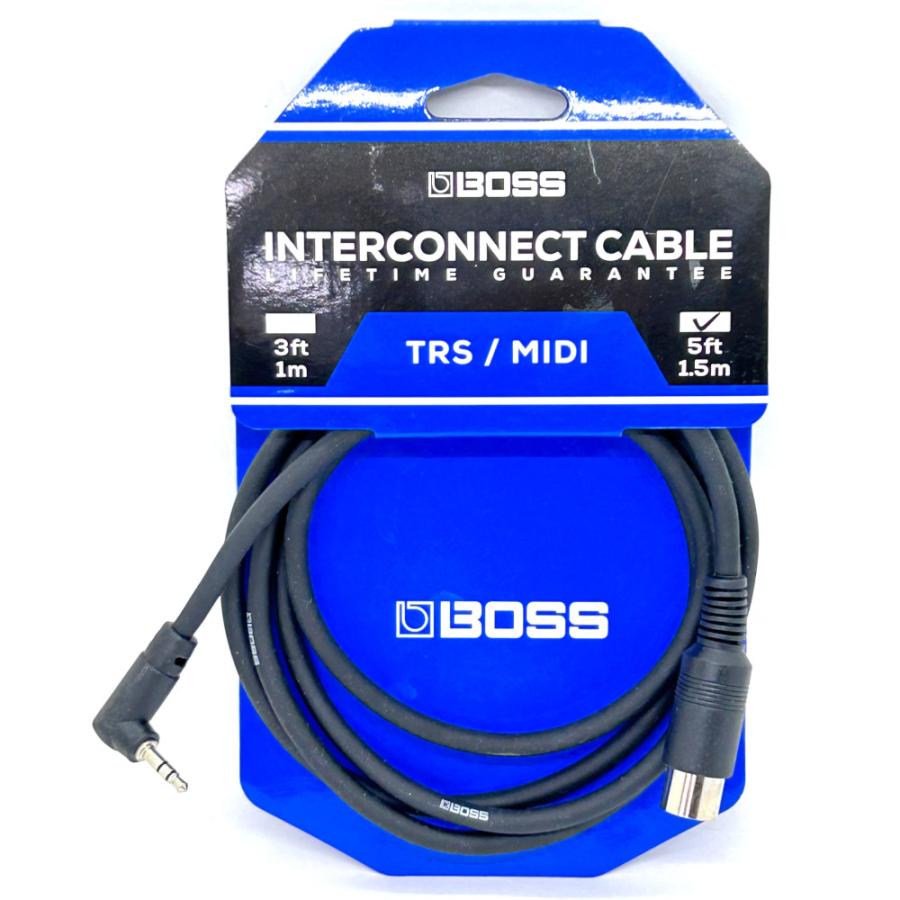 《アウトレット品》 BOSS 3.5mm ステレオ BMIDI-5-35 TRS/MIDI cable ミニ コネクター と 5ピン MIDIコネクター 変換ケーブル 《ポスト投函 ゆう ...