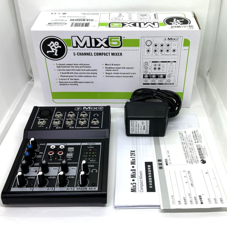 《アウトレット品》 MACKIE マッキー MIX5 コンパクト ミキサー 《正規輸入品》 : 三木楽器Yahoo!ショップ - 通販 - Yahoo!ショッピング