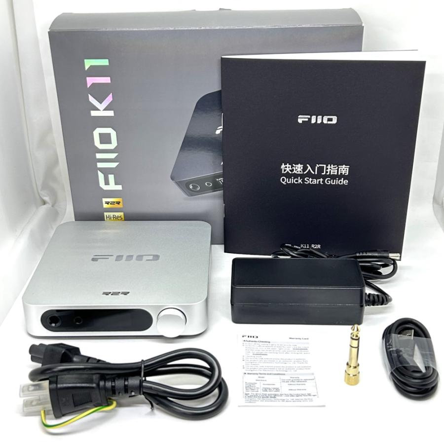 アウトレット品》 FIIO DAC内蔵 ヘッドホンアンプ K11 R2R アウトレット品》 FIIO DAC内蔵 ヘッドホンアンプ K11 R2R