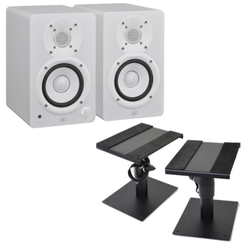 パワード スピーカー スタジオ モニター YAMAHA ヤマハ HS4W ホワイト ペア + MOS-35 卓上 セット : DZONE Yahoo!ショップ - 通販 - Yahoo!ショッピング