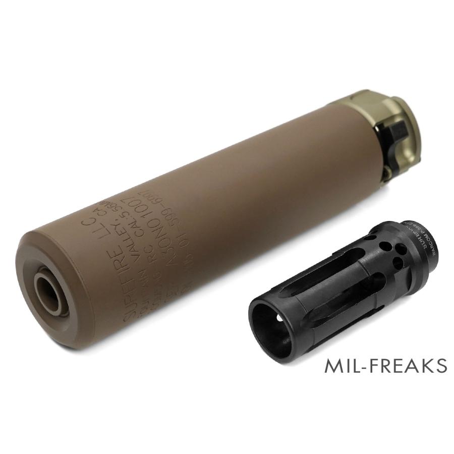 Airsoft Artisan SureFireタイプ SOCOM-RC サプレッサー + WARCOMPタイプ ハイダーセット フラット ...