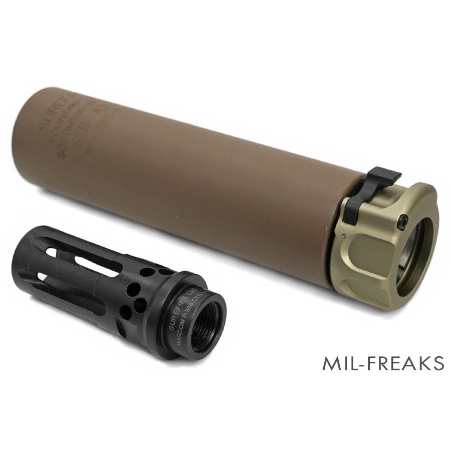 Airsoft Artisan SureFireタイプ SOCOM-RC サプレッサー + WARCOMPタイプ ハイダーセット フラット ...