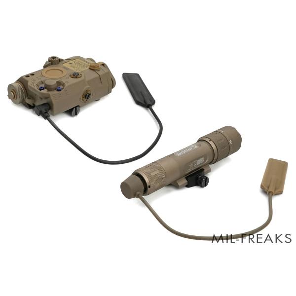 Element SOPMOD/MK18 Kit LA-5 + WMXタイプ ウェポンライト + デュアルスイッチセット TAN : ex418 ...