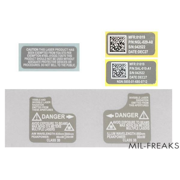 Mod Breaches LA-23 / PEQ NGAL カスタムステッカーセット For FMA : ミリタリーショップ MIL ...