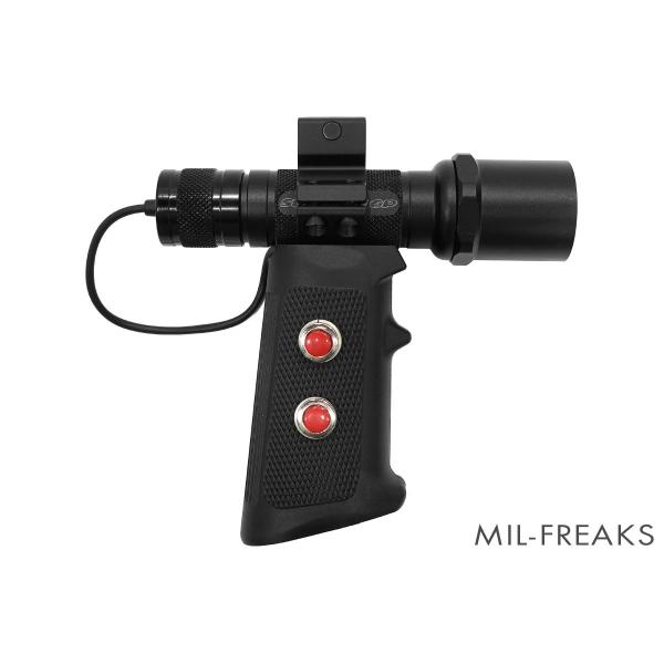 SHEKKIN GEARS デルタフォース Gangsta Grip カスタムグリップ ライト一体型 : ミリタリーショップ MIL ...