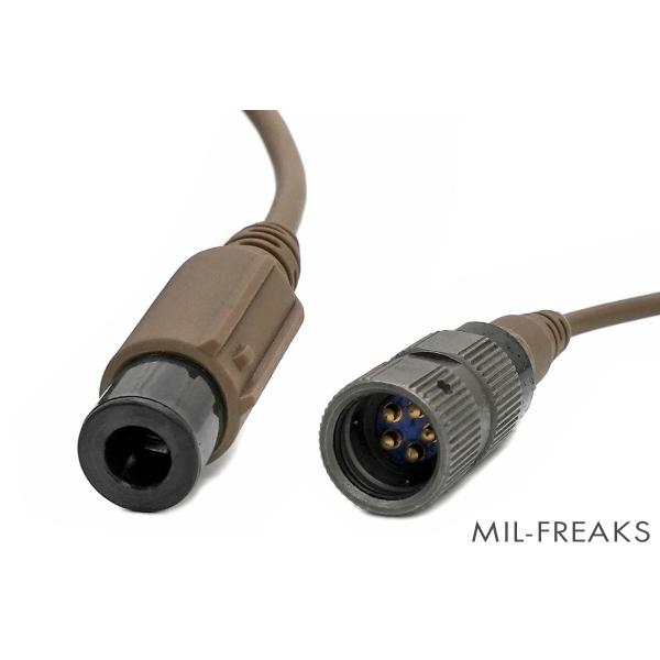 FMA x FALCO (FCS) Ops-Coreタイプ RAC PTT ケーブル 5ピン : ミリタリーショップ MIL-FREAKS ...