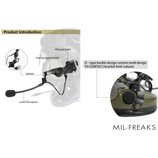 FMA Ops-Coreタイプ AMPスタイル ARCレールアダプター Comtac 2/3用 アーバンTAN : ミリタリーショップ MIL ...