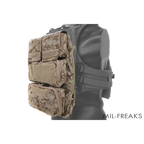 TMC Crye Precisionタイプ Pouch ZIP-ON パネル 2.0 プレートキャリア バックパネル AOR1 ...