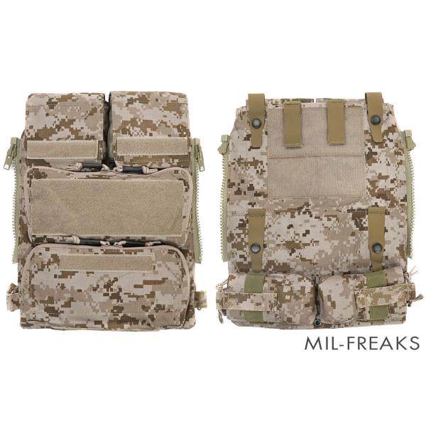 TMC Crye Precisionタイプ Pouch ZIP-ON パネル 2.0 プレートキャリア バックパネル AOR1 ...