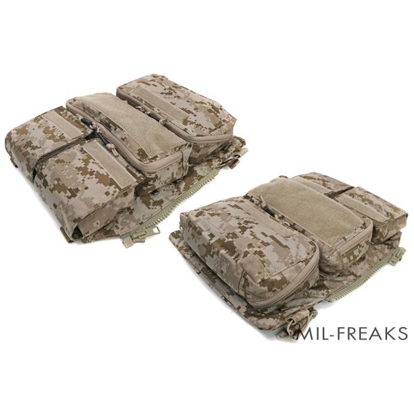 TMC Crye Precisionタイプ Pouch ZIP-ON パネル 2.0 プレートキャリア バックパネル AOR1 ...