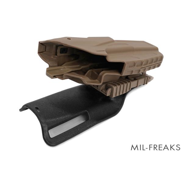 TMC Safarilandタイプ 7378 7TS ALS ホルスター Glock 17/19 コヨーテブラウン :WT-7G17-DE ...
