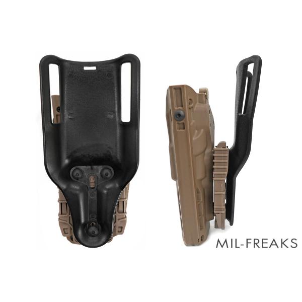 TMC Safarilandタイプ 7378 7TS ALS ホルスター Glock 17/19 コヨーテブラウン :WT-7G17-DE ...