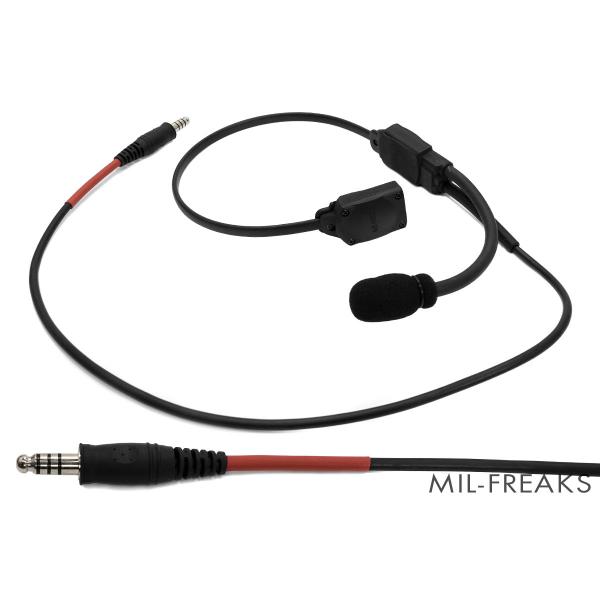 WADSN Atlantic Signalタイプ MH180-V 骨伝導ヘッドセット ミリタリースタンダードプラグ : ミリタリーショップ ...