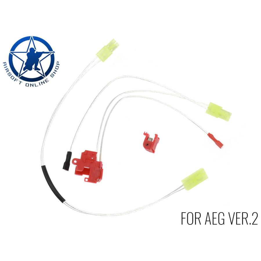 AL-ASW-0002 AOLS 後方配線キット ミニSコネクター w/延長コード AEG Ver. 2 : MILITARY BASE ...
