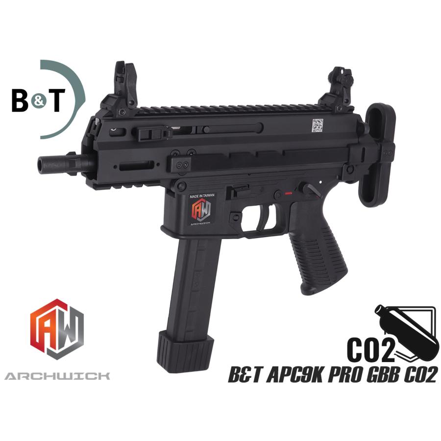 BTA-APC-001 ARCHWICK B&T Air APC9K PRO GBB CO2ガスガン BK : MILITARY BASE - 通販 - Yahoo!ショッピング