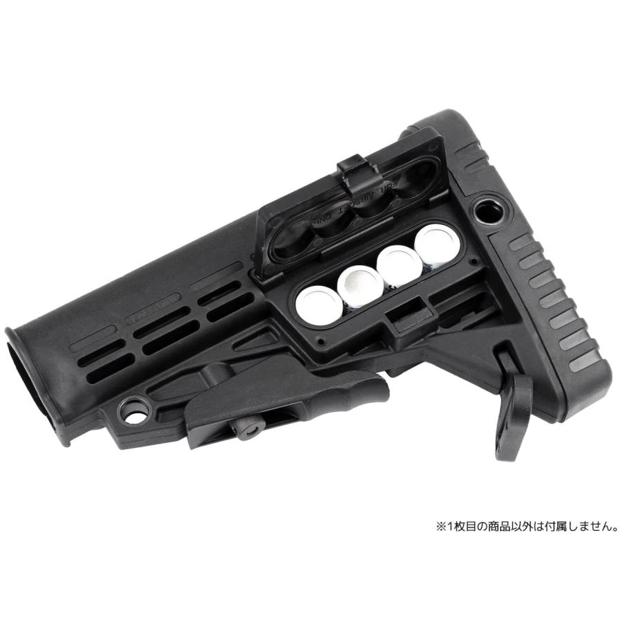 CAA-STK-003BK CAA Airsoft CBS+ACP コラシブルバットストック+アジャスタブルチークレスト for M4 CAD ...