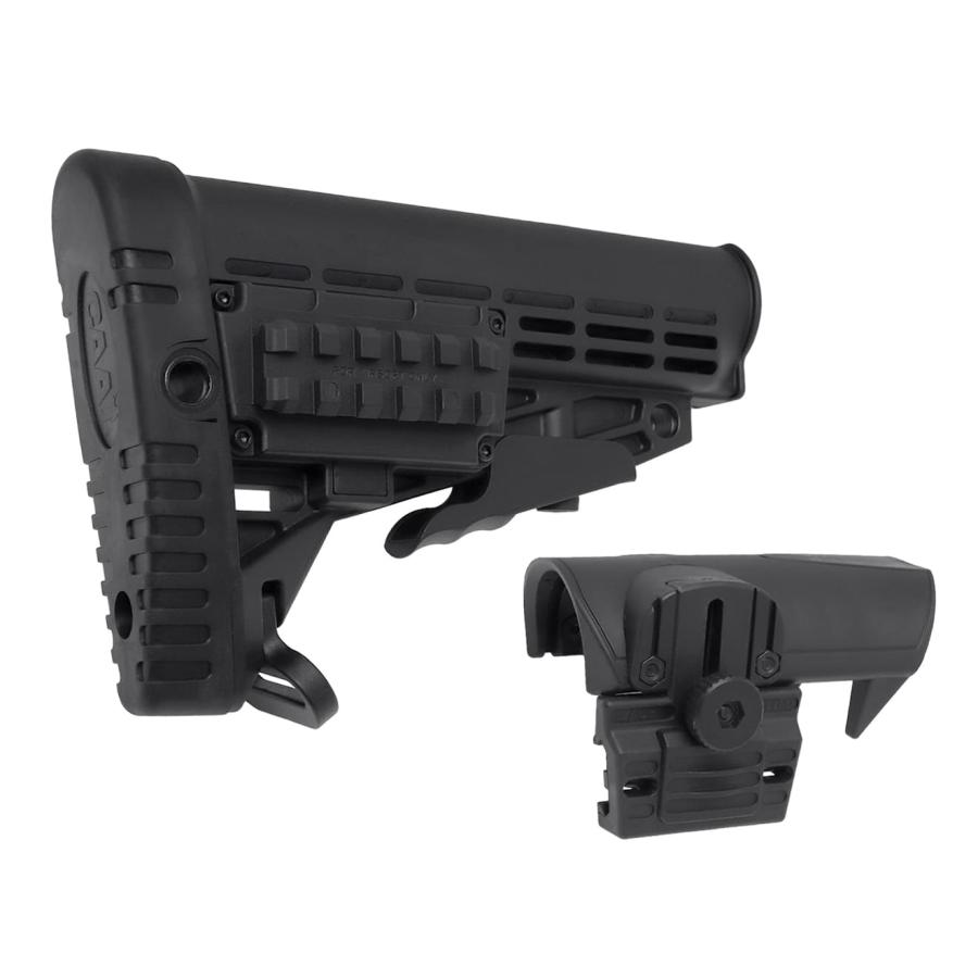 CAA-STK-003DE CAA Airsoft CBS+ACP コラシブルバットストック+アジャスタブルチークレスト for M4 CAD ...