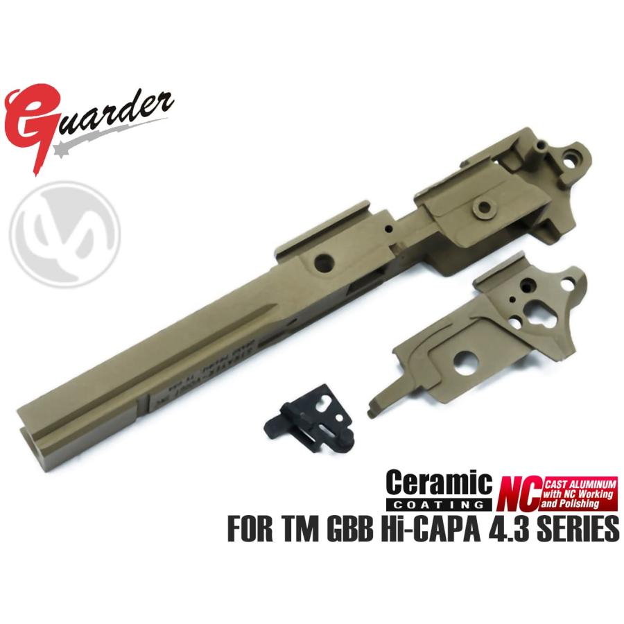 CAPA-61(I)FDE GUARDER アルミ 軽量ミッドフレーム INFINITYマーキング for TM GBB Hi-CAPA4.3 ...