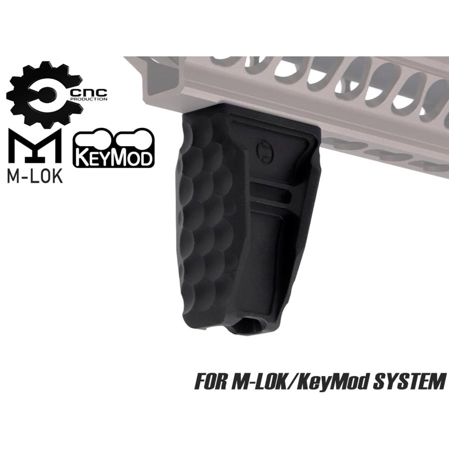 CNC-HS-03-BK CNC Production RSAC CNC フォアグリップ KeyMod & M-LOK : MILITARY BASE - 通販 - Yahoo!ショッピング